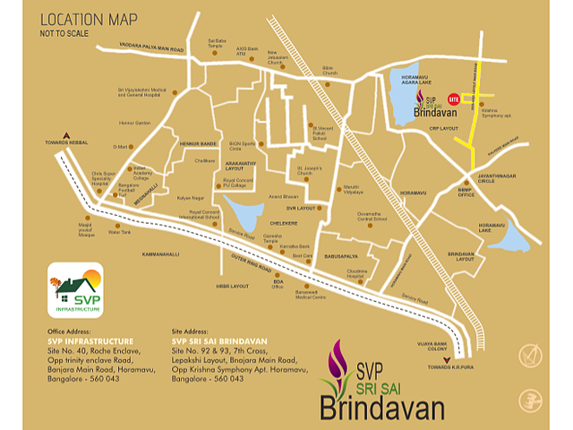 SVP Sri Sai Brindavan Horamavu, Bangalore East | Price List & Brochure ...
