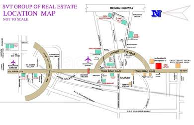 SVT Group Jaipur SVT ORB Lotus Map - Chaksu, Jaipur Location Map