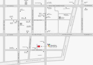 Swagat Developers Swagat Crystal Palace Map - Vesu, Surat Location Map
