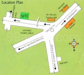 Swagath Housing Corporation Swagath Delight Map - Attapur, Hyderabad ...