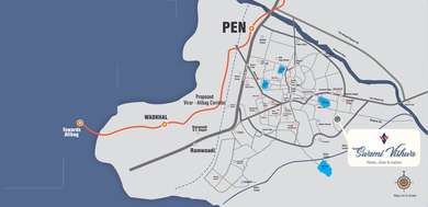 Swami Realtors Swami Vishwa Map - Pen, Raigad Location Map
