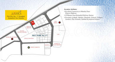 Swaraj Exotica Map - Kalamboli, Navi Mumbai Location Map