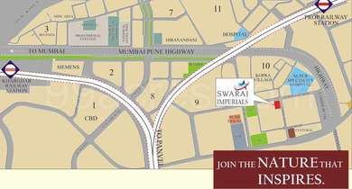 Swaraj Builders Swaraj Imperial Map - Sector 10 Kharghar, Navi Mumbai ...