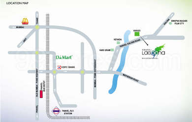 Swaraj Builders Swaraj Lagoona Map - New Panvel, Navi Mumbai Location Map