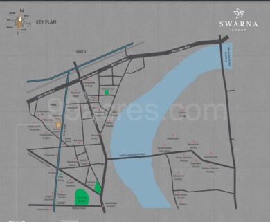 Swarna Group Swarna Lagom Map - Vankala, Surat Location Map