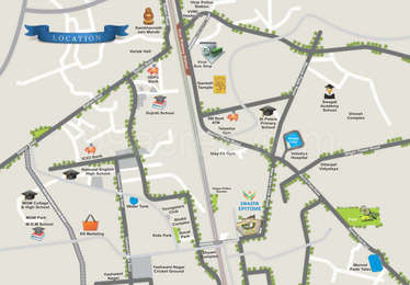 Swastik Group Builders Swastik Epitome Map - Ekvira Darshan, Mumbai ...