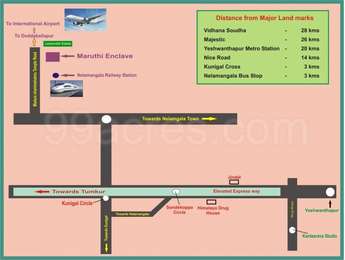 Swastik Properties Swastik Maruthi Enclave Map - Nelamangala, Bangalore ...