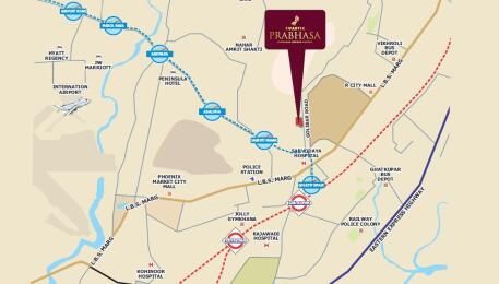Swastik Realtors Swastik Prabhasa Map - Ghatkopar, Mumbai Location Map