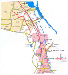 Swatantra Land and Finance SLF Indraprastha Map - Colony, Faridabad ...