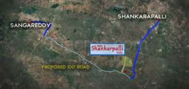 Residential land / Plot for sale in Swathi Sree Shankarpalli Hills ...