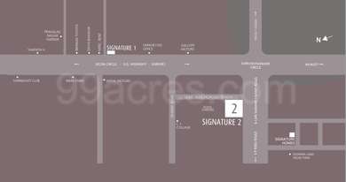 Signature Buildcon Signature 2 Map - Sarkhej, Sarkhej Okaf, Ahmedabad ...