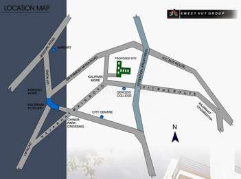 Sweet Hut Group Builders Sweet Sinjini Apartment Map - Rajarhat ...