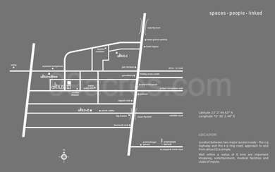 Synthesis Spacelinks Altius 3 Map - Thaltej, Ahmedabad West Location Map