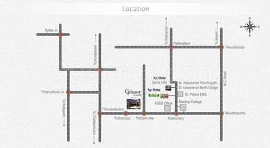 Synthite Realty Synthite Ginger County Map - Kolenchery, Kochi Location Map