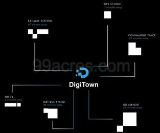 T and T Group T and T Digitown Map - Siddhartha Vihar, Ghaziabad ...