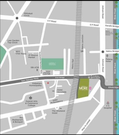 Takshashila Resicom Takshashila More Towers Map - Ellisbridge ...
