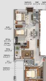 2 BHK Apartment / Flat for sale in Tapa Lux Insignia Thakurpukur ...