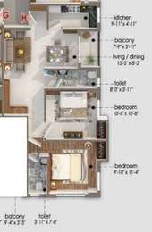 2 BHK Apartment / Flat for sale in Tapa Lux Insignia Thakurpukur ...