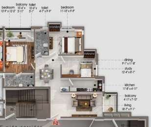 2 BHK Apartment / Flat for sale in Tapa Lux Insignia Thakurpukur ...