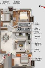 2 BHK Apartment / Flat for sale in Tapa Lux Insignia Thakurpukur ...