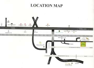 Tapti Infra Alliance Tapti Divine Map - Mandideep, Bhopal Location Map