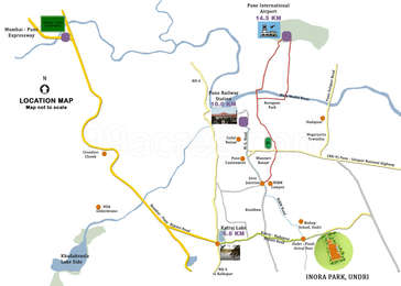 Tata Housing Tata Inora Park Map - Undri, Pune Location Map