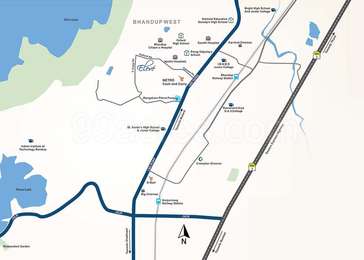 Tata Housing Tata Arrosa Map - Bhandup (West), Central Mumbai suburbs ...