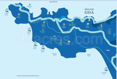 Tata Housing Tata Rio De Goa Map - Dabolim, Vasco Da Gama Location Map