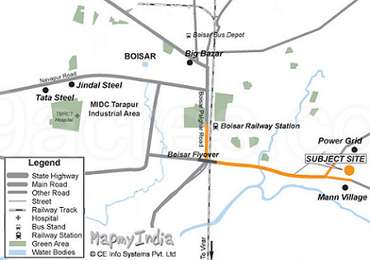 Tata Housing Tata New Haven Crest Map - Boisar, Mumbai Location Map