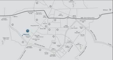 Tata Housing Tata Primanti Map - Sector 72, Gurgaon Location Map