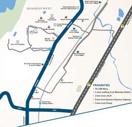 Tata Housing Tata Eleve Map - Ganesh Nagar, Bhandup West Location Map