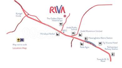 Tata Housing Tata Riva Map - Nelamangala, Bangalore Location Map