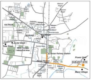 TATA Value Homes Tata Shubh Griha Map - Boisar, Mumbai Location Map