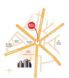 Tata Realty And Infrastructure Builders Tata Capitol Heights Map ...