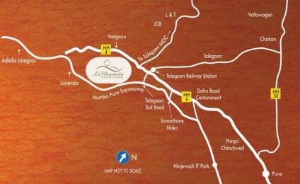 La Montana by TATA Value Homes Map - Talegaon Dabhade, Pune Location Map