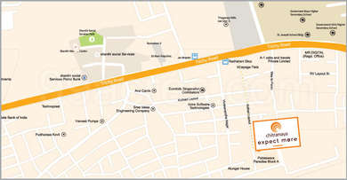 Tatya Shelters Tatya Chitramaya Map - Singanallur, Coimbatore Location Map
