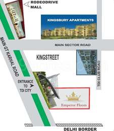 TDI Infratech TDI Emperor Floors Map - Kundli, Sonipat Location Map