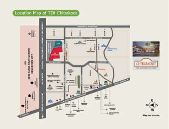 TDI Infratech TDI Chitrakoot Map - Sector 64, Sonipat Location Map