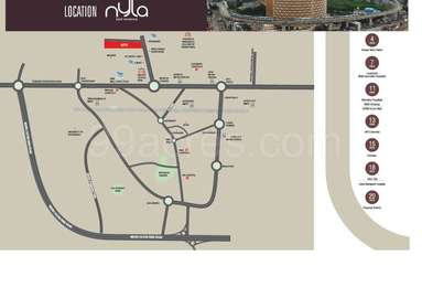TEAM4 LIFE SPACES LLP Team4 Nyla Map - Miyapur, Hyderabad Location Map