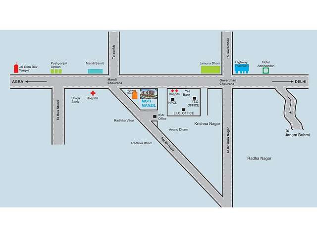 Techman Moti Manzil Krishna Nagar, Mathura | Resale Price List & Brochure