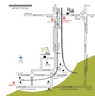 Techman Buildwell Builders Techmans Moti City Map - Modinagar ...