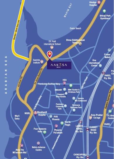 Techno Fresh World LLP Techno Aakasa Map - Adarsh Nagar, Mumbai South ...