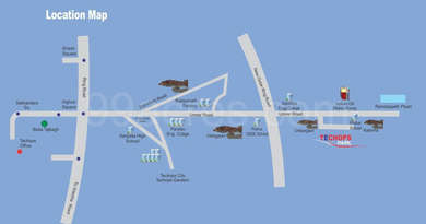 Techops Infrastructure Techops Park Map - Umred Road, Nagpur Location Map