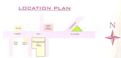 Telidevara Builders Telidevara VC Plaza Map - Vivek Nagar, Himayat ...