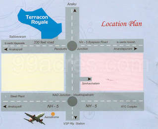 Terracon Projects Bangalore Terracon Royale Map - Pendurthi ...
