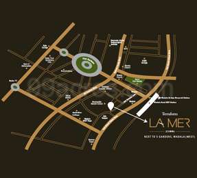 Terraform Realty Terraform La Mer Map - Wadala West, Mumbai Location Map