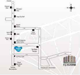 TG Developers TG Solitaire Map - Bhagyalakshmi Avenue, Hulimavu ...