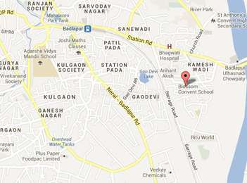Thanekar Group Builders Thanekar Bhagirathi Residency Map - Badlapur ...