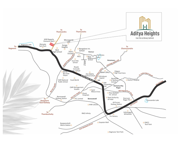 Adithya Heights Manyata Tech Park, Thanisandra Main Road Resale Price ...