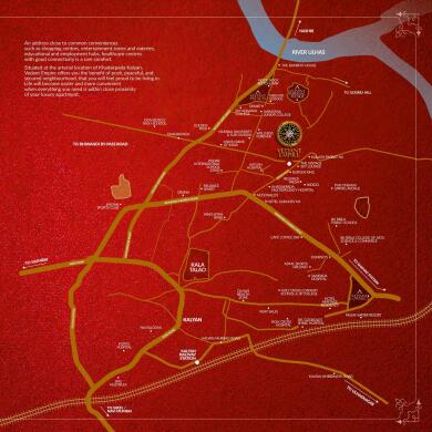 Tharwani Group Builders Tharwani Vedant Empire Map - Kalyan, Thane ...